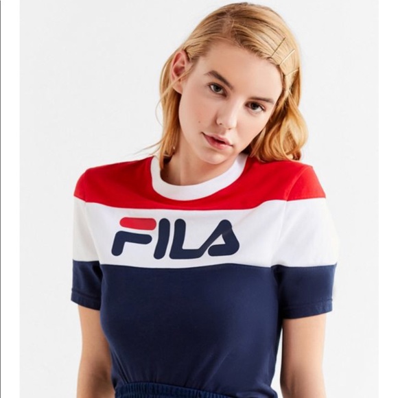 Fila | Tops | Fila Uo Maris Colorblock Tee | Poshmark